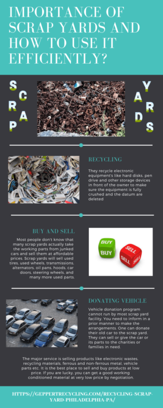 Importance of Scrap Yards and How to use it efficiently? | Latest ...